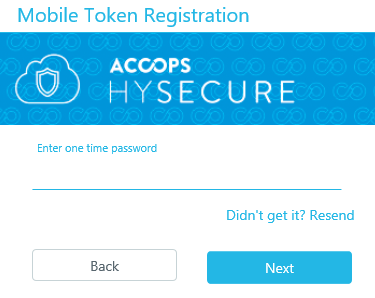 Assign mobile tokens - Accops HySecure 5.2 Knowledge Center