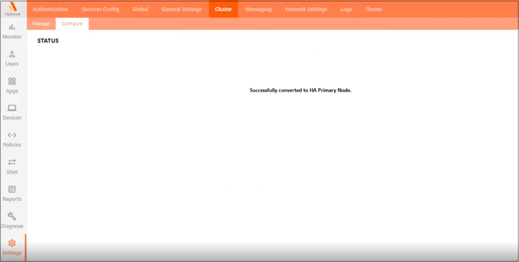Single Node Cluster - Accops HySecure 5.4 Knowledge Center