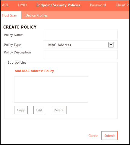 Host Scan - Accops HySecure 5.4 Knowledge Center
