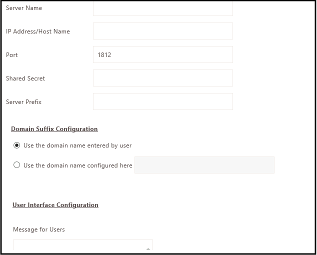 RADIUS Server - Accops HySecure 5.4 Knowledge Center