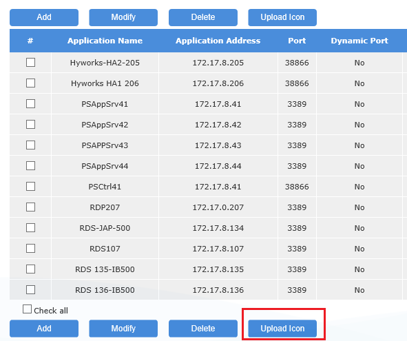 Create custom icon appn - Accops HySecure 5.4 Knowledge Center