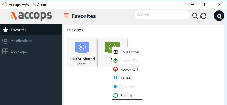 3.2 ga new client features - Accops HyWorks 3.3 Knowledge Center