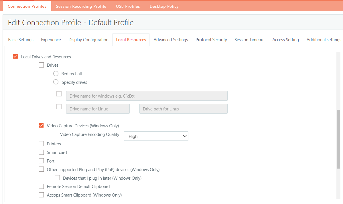 Multimedia redirection - Accops Workspace macOS Client Knowledge Center